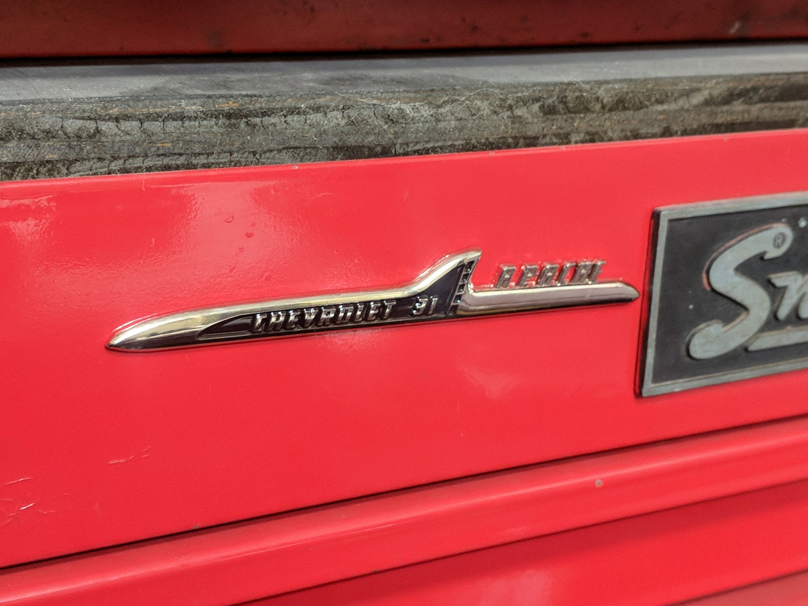1958 Chevrolet Apache Fender Emblem/Toolbox Magnet - Car & Truck Parts ...