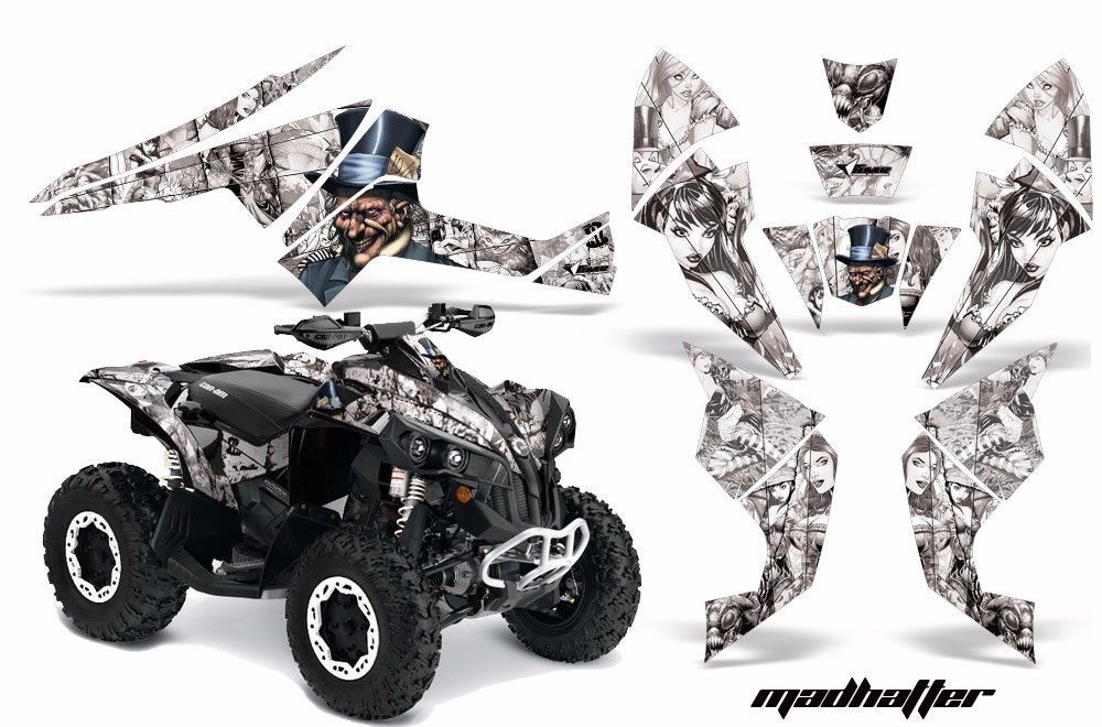 ATV Decal Graphics Kit Quad Wrap For Can-Am Renegade 500 X/R 800X/R ...