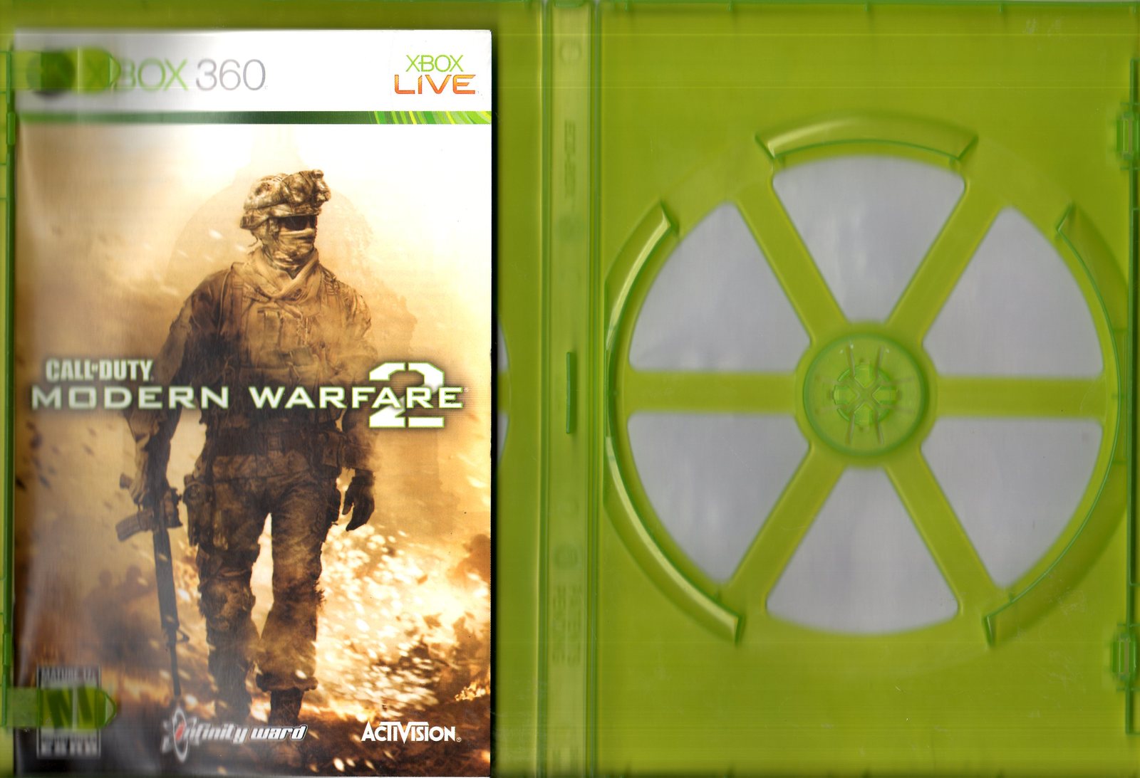 XBox 360 - Call Of Duty Modern Warfare 2 - Replacement Case, cover and ...