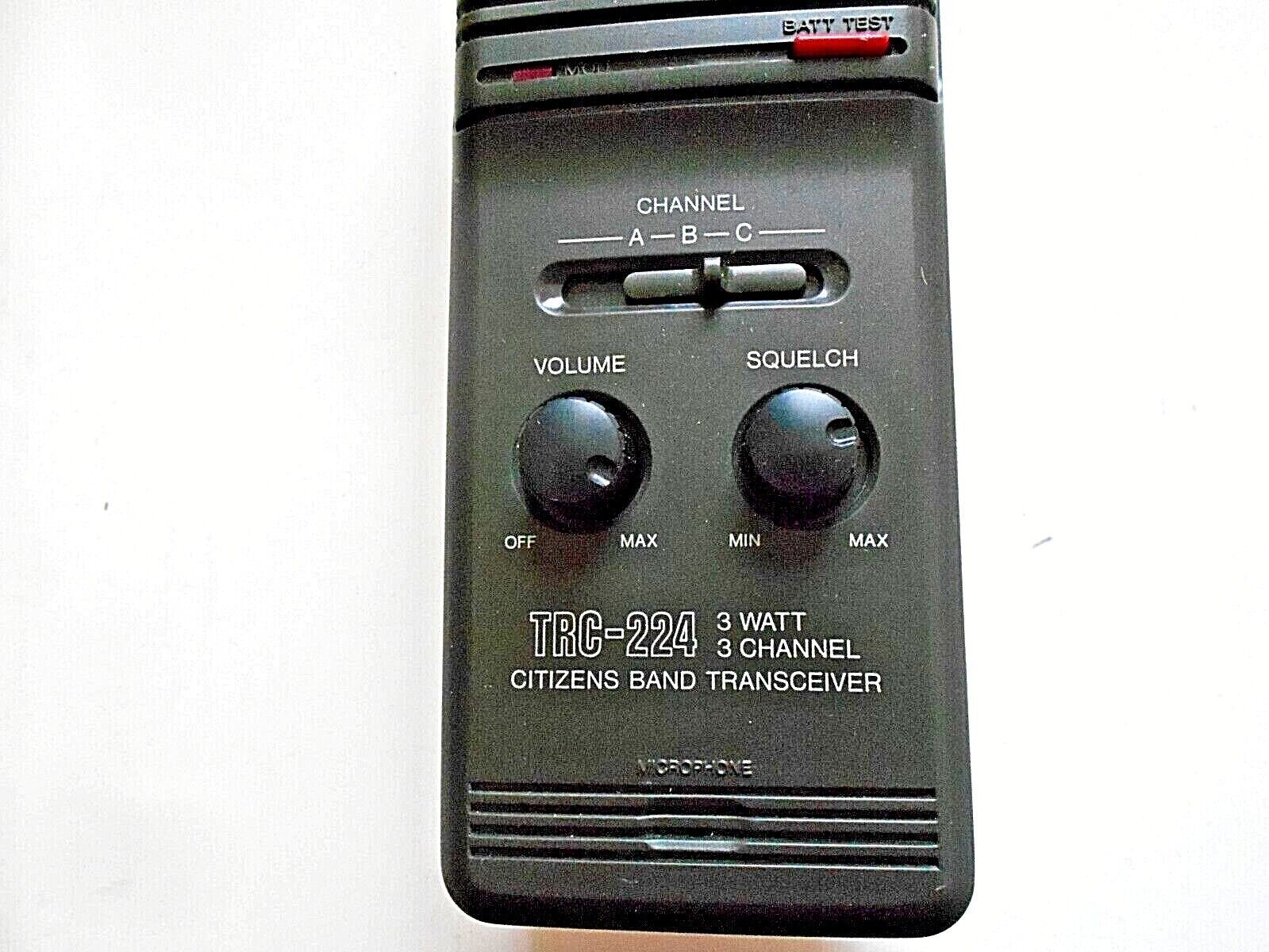 Realistic TRC-224 Citizens Band Transceiver Model 21--1642 - 3 watt,3 ...