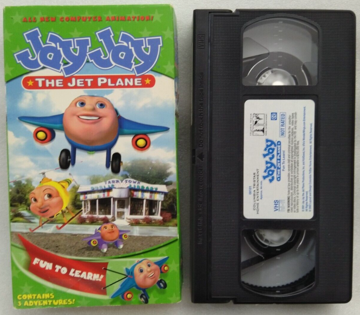VHS Jay Jay the Jet Plane - Fun to Learn (VHS, 2002) - VHS Tapes