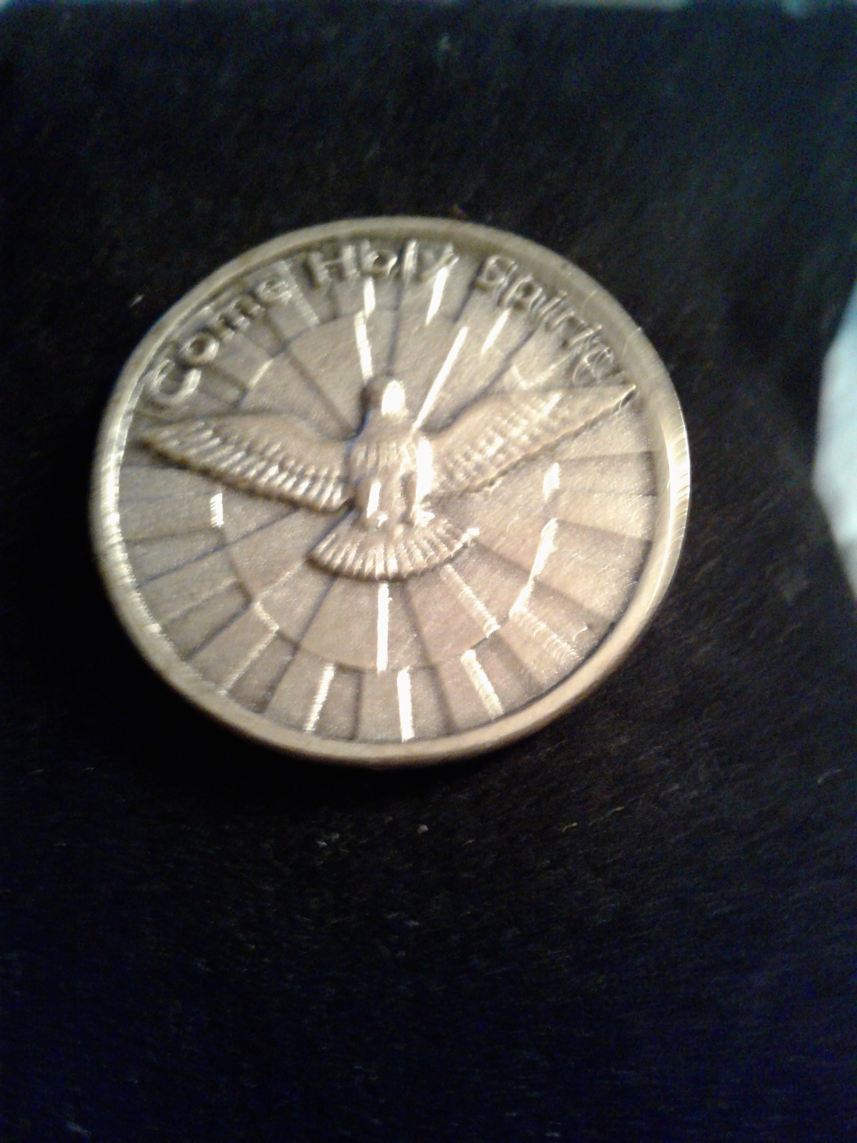 Come Holy Spirit Coin - Holy Water Fonts