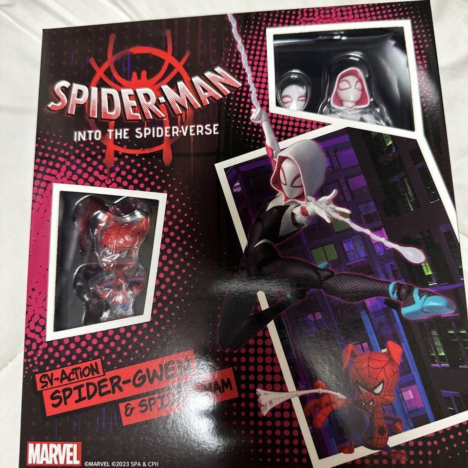 Sentinel SV-Action Spider-Gwen & Spider-Ham Figure Set - Action Figures