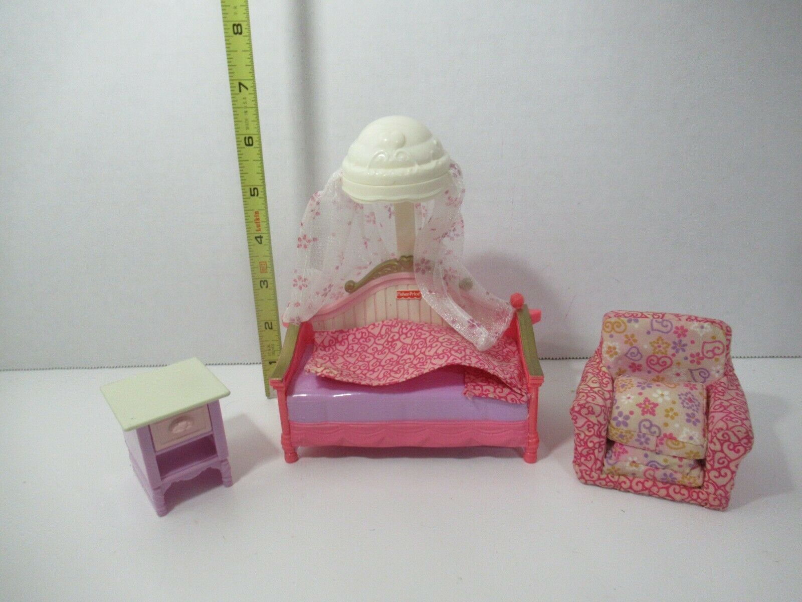 Vintage Fisher Price Dream DollHouse Loving Family Kitchen Dining Room ...