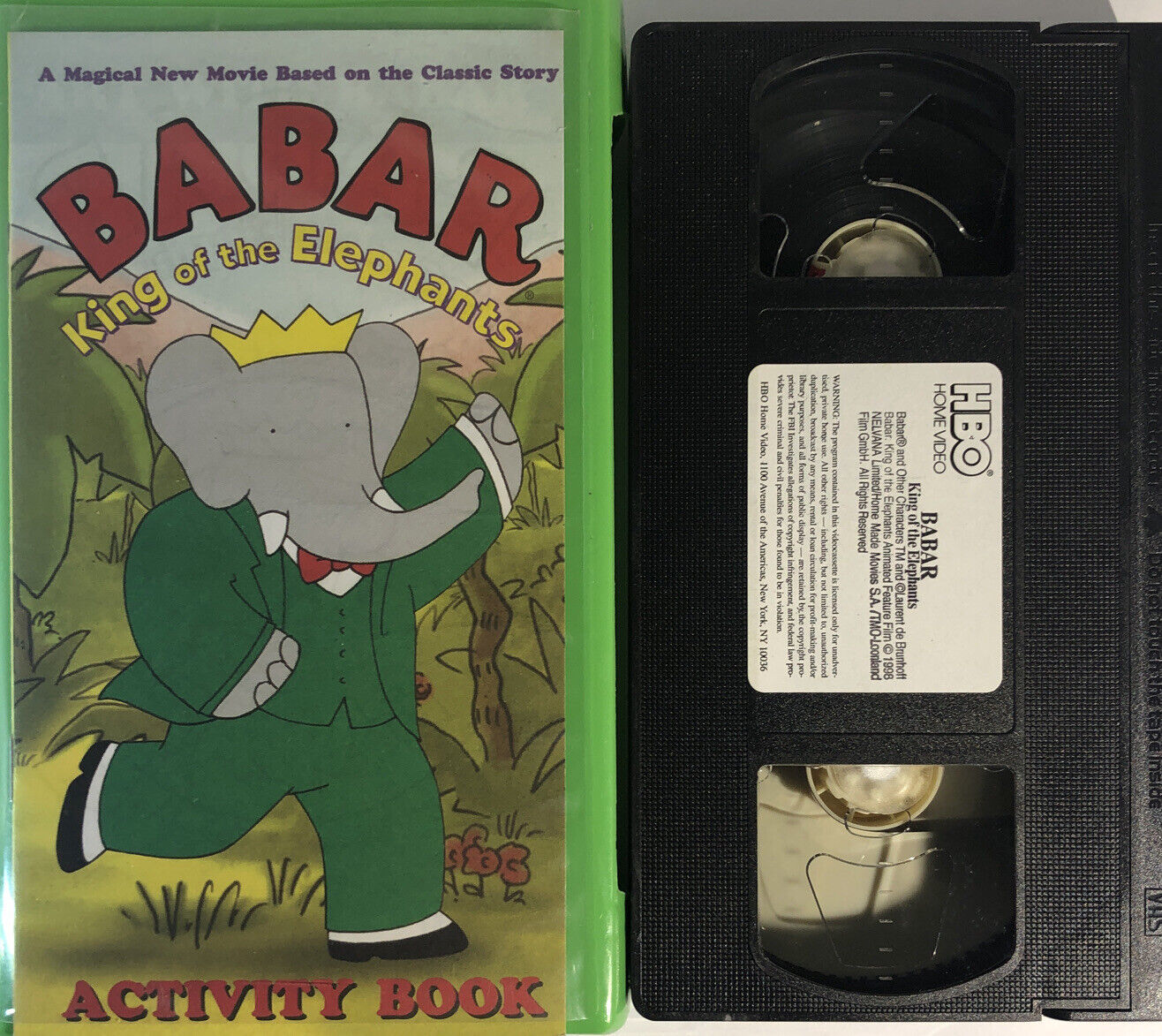 Babar: King of the Elephants VHS 1998-RARE VINTAGE COLLECTIBLE-SHIPS N ...