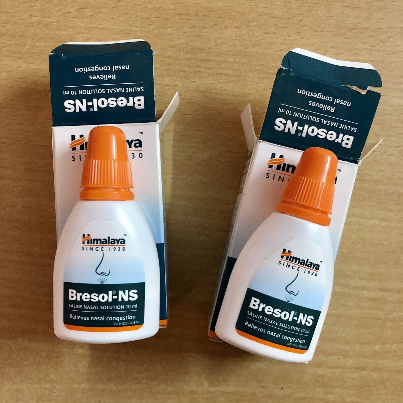 11 Pc Himalaya Herbal BRESOL NS 10 ml Nasal Drops Dry Stuffy Nose Cold ...