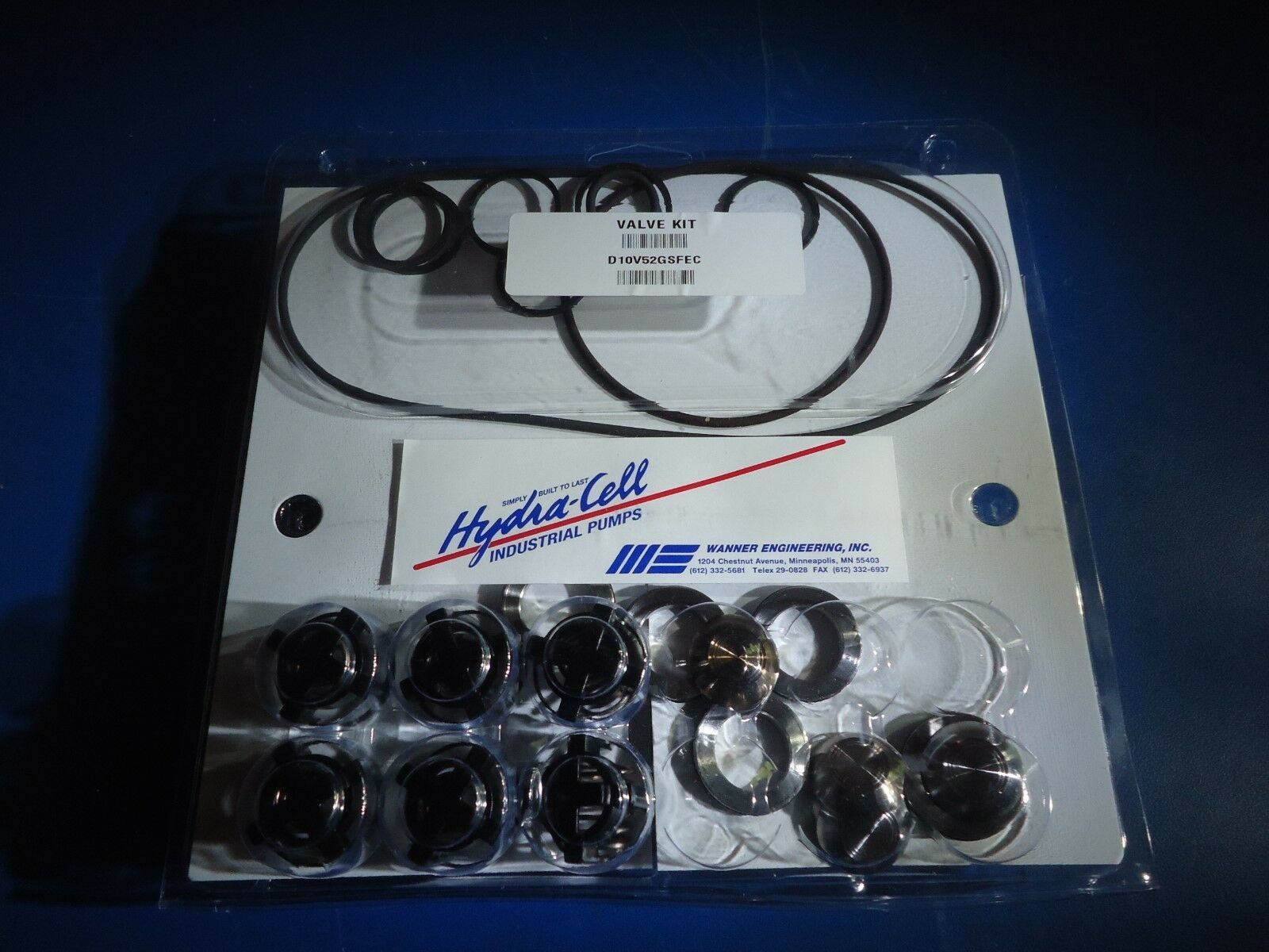 Hydra Cell Industrial Pump Valve Kit D10V52GSFEC NEW - Other Pump Parts ...