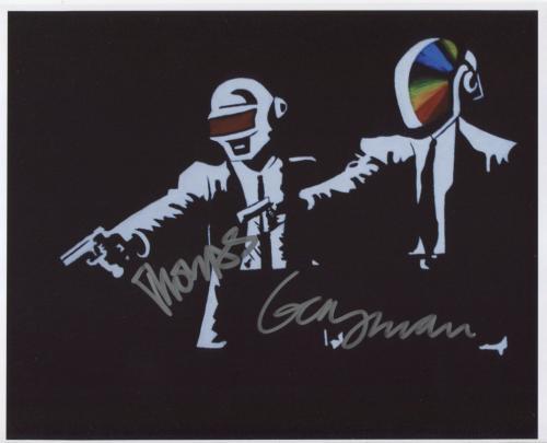 Daft Punk SIGNED 8" x 10" Photo + COA Lifetime Guarantee - Music