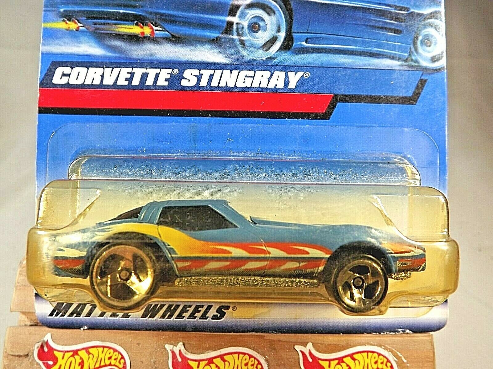 2000 Vintage Hot Wheels Collector #154 CORVETTE STINGRAY Blue w/Chrome ...