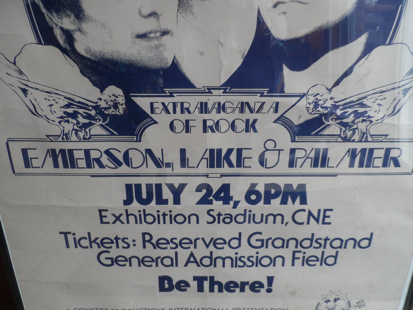 ELP Emerson Lake & Palmer 1977 Works Tour Poster Original CNE Toronto ...