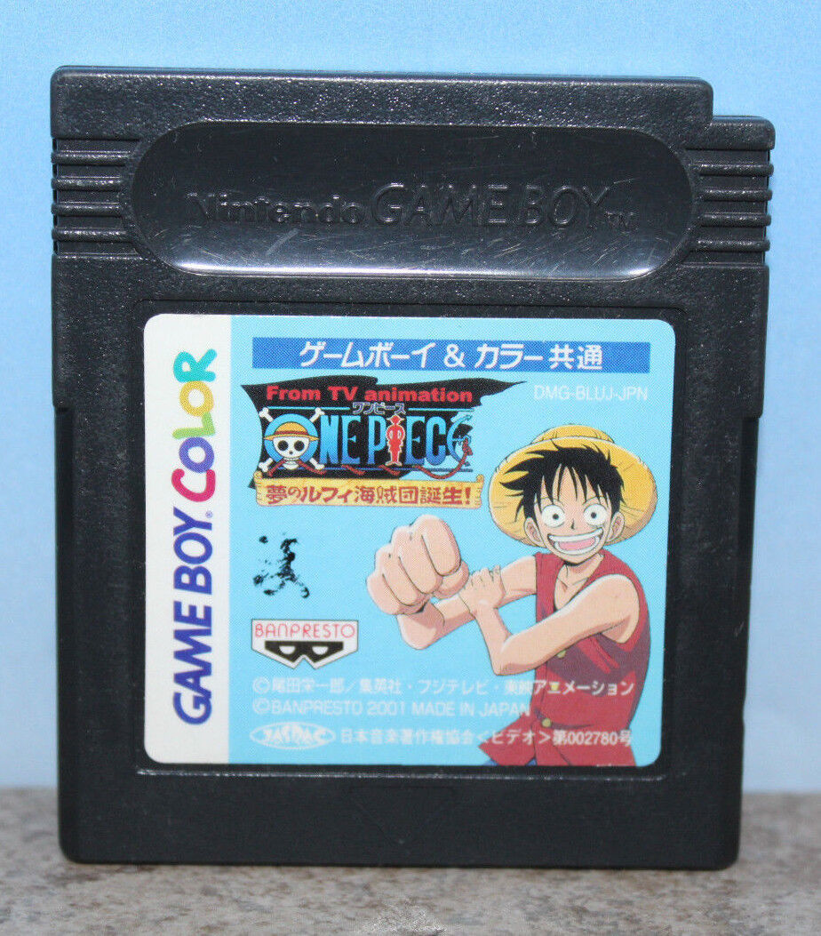 One Piece Yume no Ruffy Kaizokudan Gameboy Color Japanese Import ...