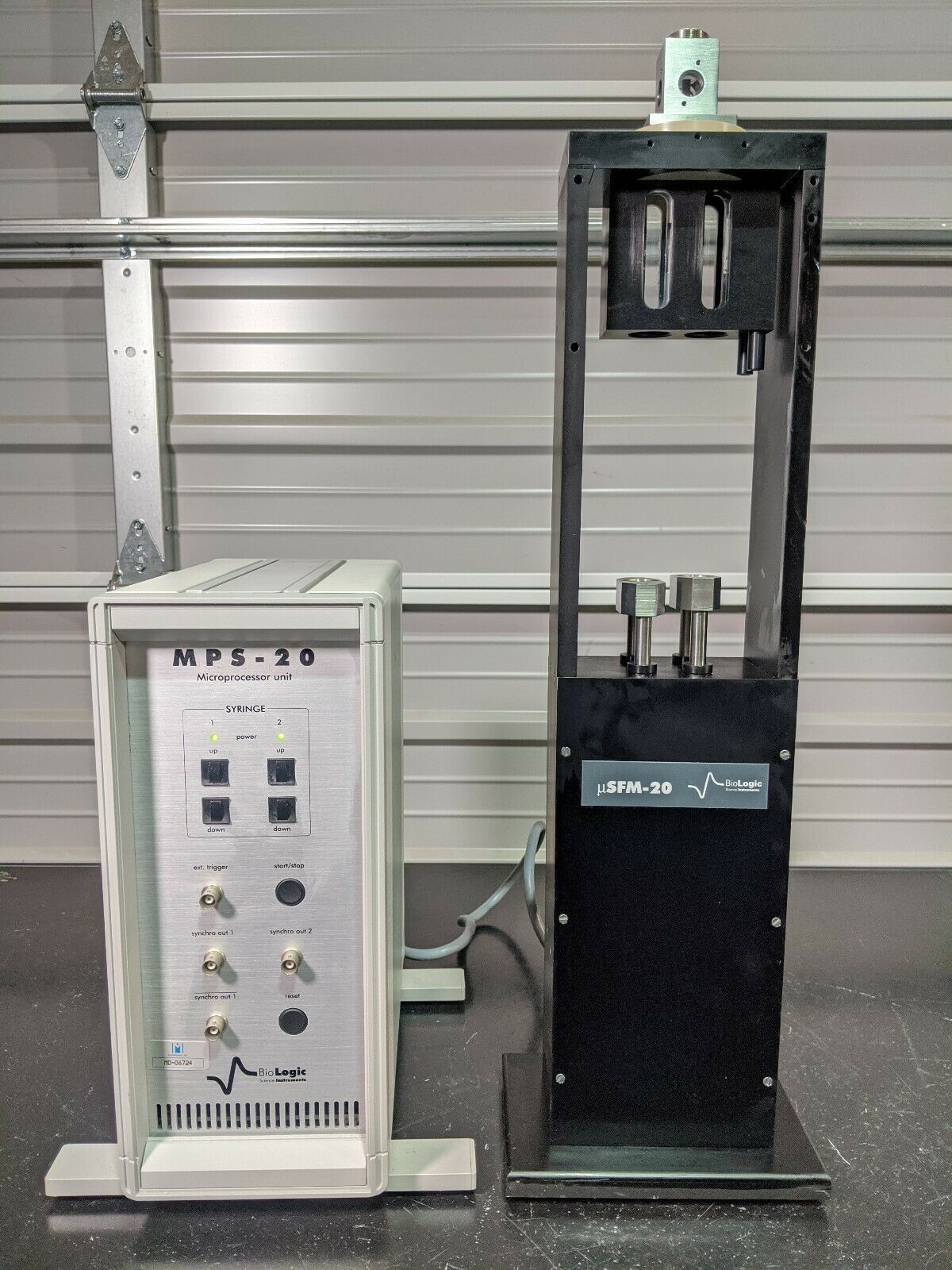 BioLogic SFM-20 Stopped-Flow Module Dual Syringe Drive w/ MPS-20 Power ...