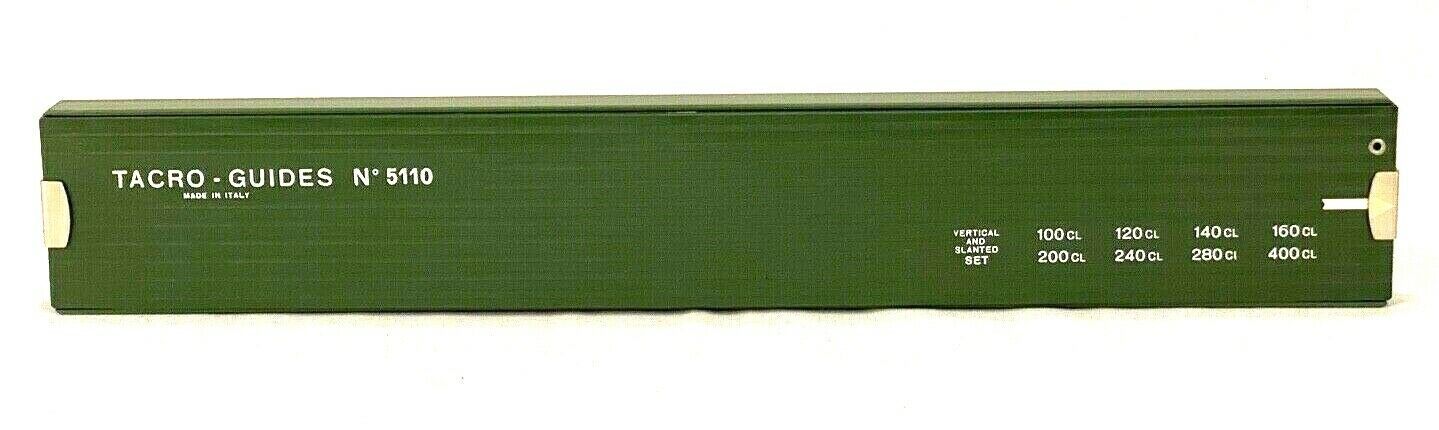 Vintage TACRO-Guides 5110-Italy-Original Box-Lettering Set-Drafting ...