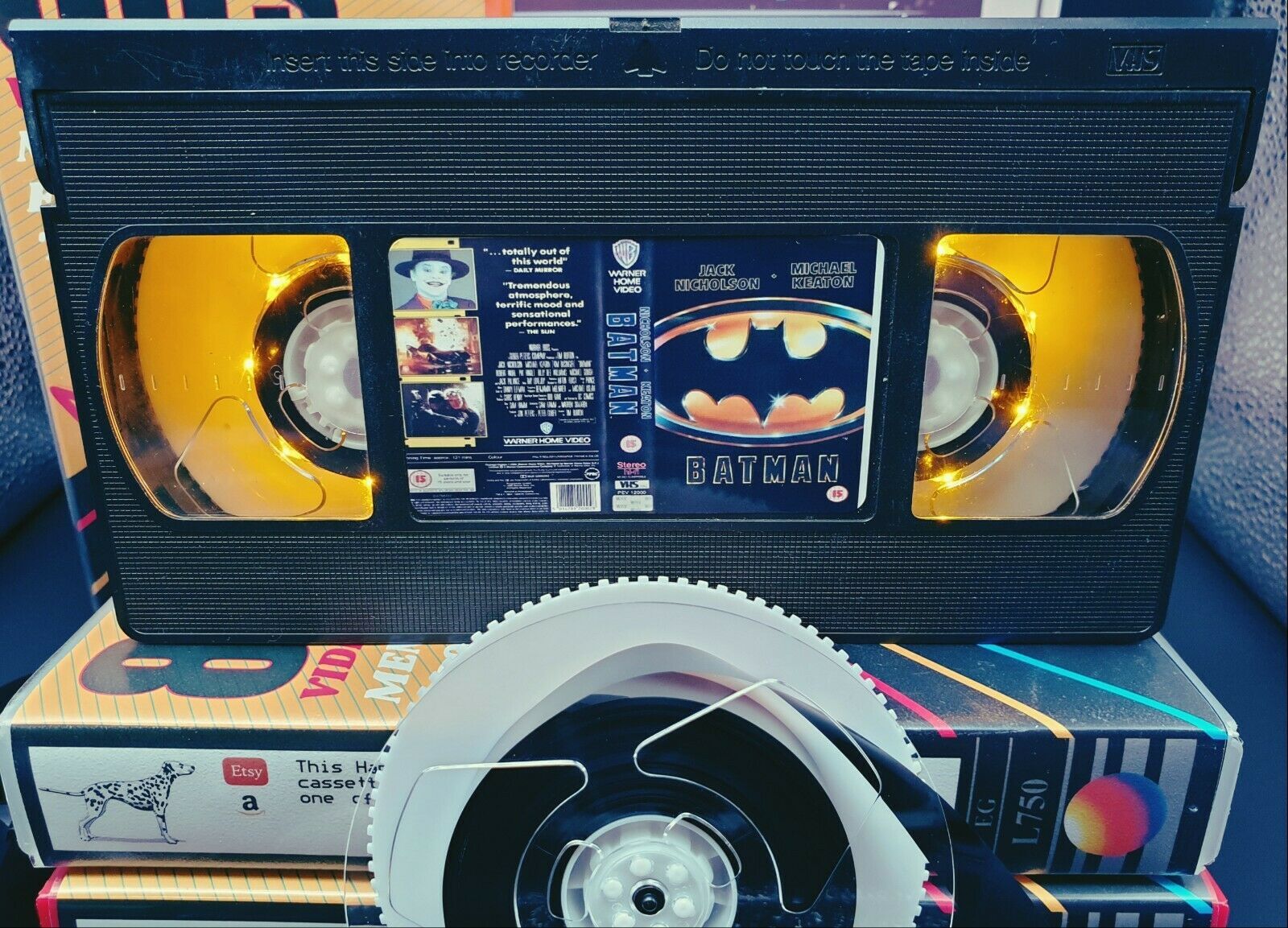 Retro VHS Lamp,Batman,Night Light Stunning Collectible, Top Quality ...