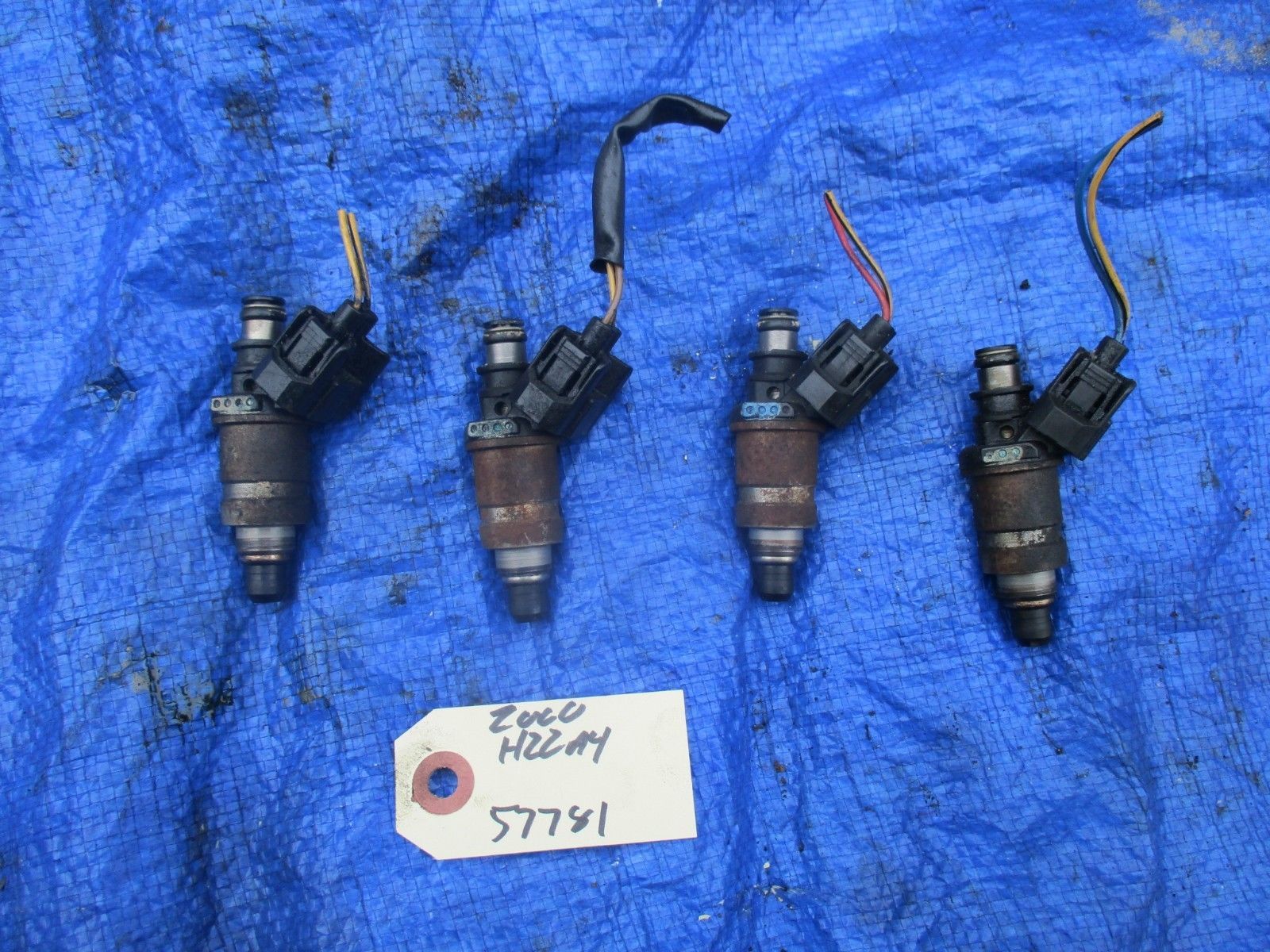 97-01 Honda Prelude H22A4 fuel injector set OEM engine motor VTEC 290cc ...