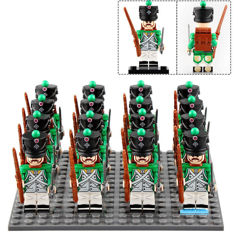Italian Light Infantry Napoleonic Wars Army Lego DIY Minifigures Toys ...