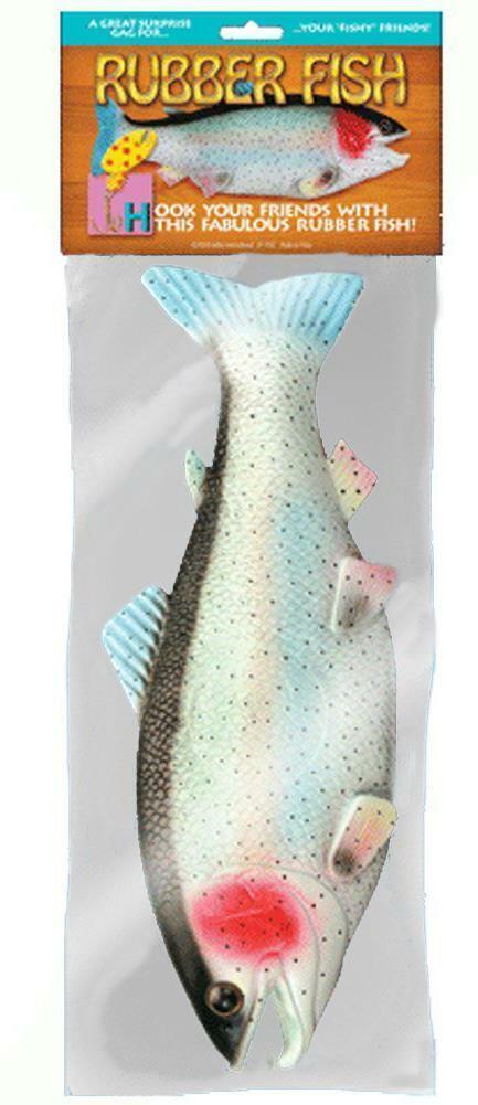 3 FAKE RUBBER FISH 13IN Foam Funny Joke Gag Clown Prop Toy Soft funny ...