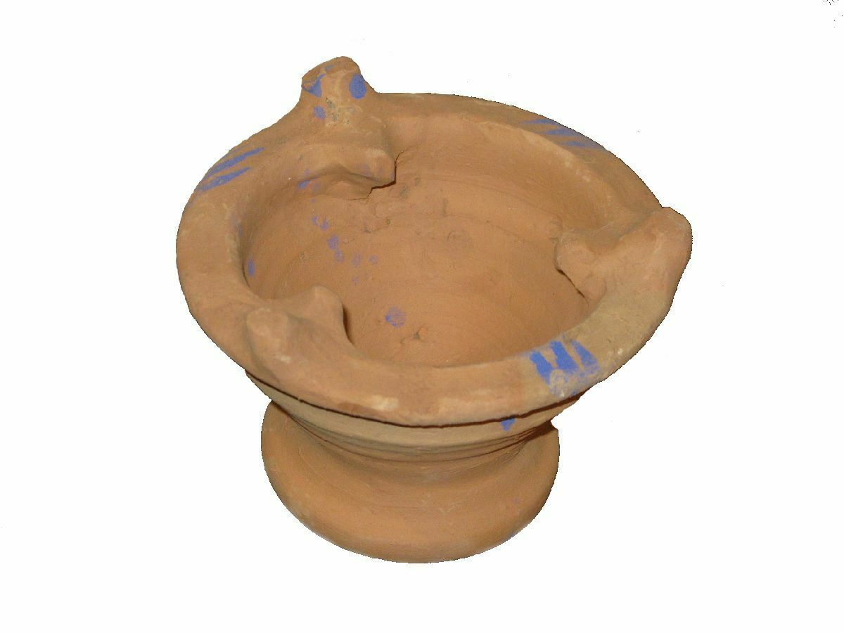 Moroccan Terracotta small brazier, Small clay brazier majmar, Moroccan ...