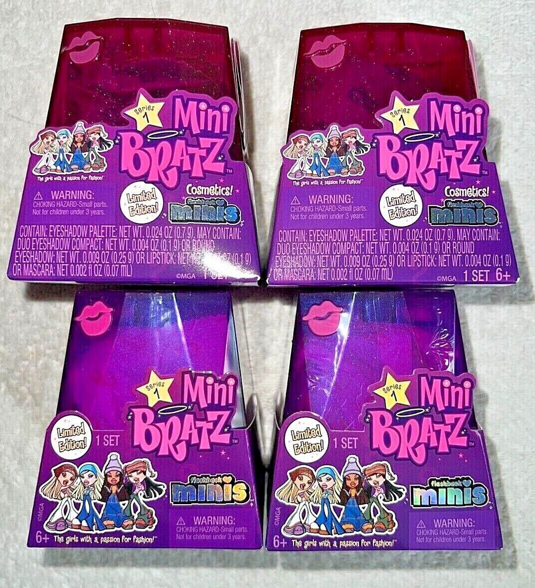 MINI BRATZ SERIES 1 LIMITED EDITION FLASHBACK MINIS LOT OF 4 **NEW ...
