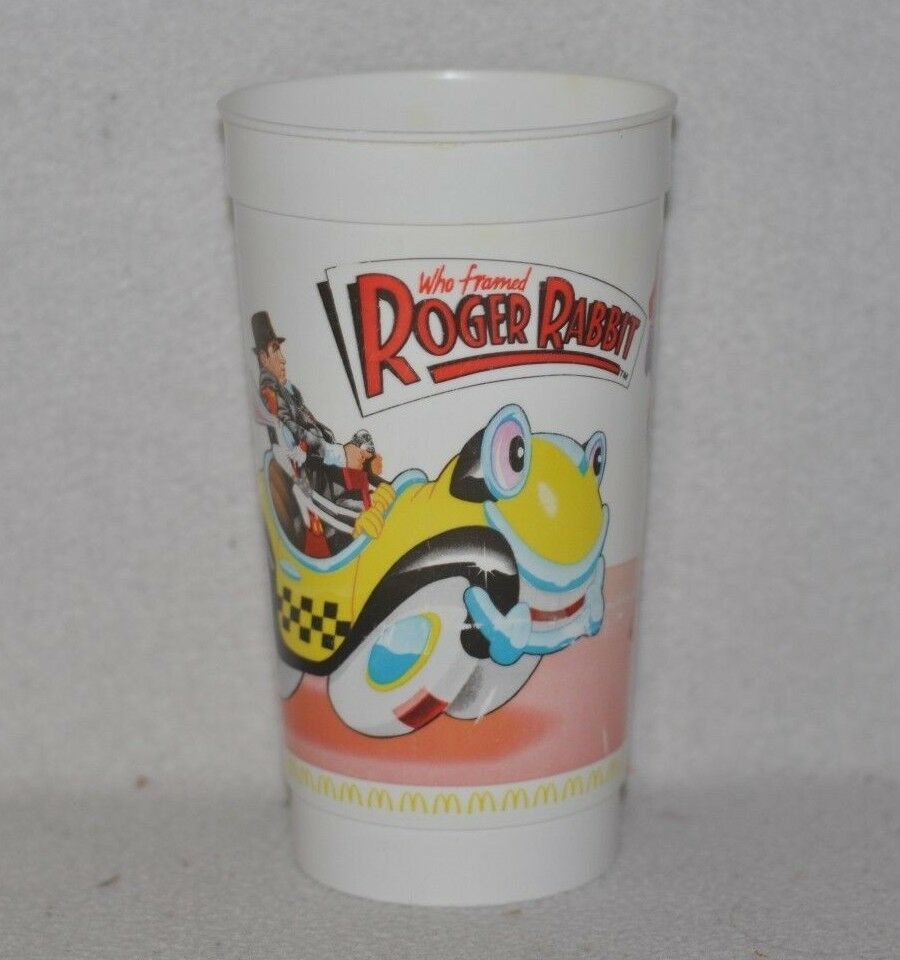 1988 Who Framed Roger Rabbit McDonalds Cup - Who Framed Roger Rabbit