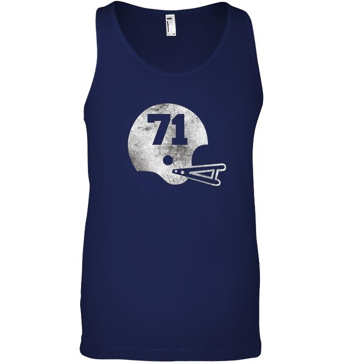 Vintage Football Jersey Number 71 Tank Top Player Number - T-Shirts ...