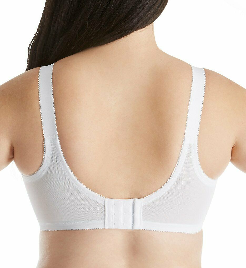 Glamorise White Comfort Lift Wire Free Lace Support Bra Us 48dd Bras