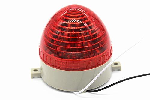 Industrial DC 12V Red LED Warning Light Bulb Signal Tower Lamp N-3072B ...