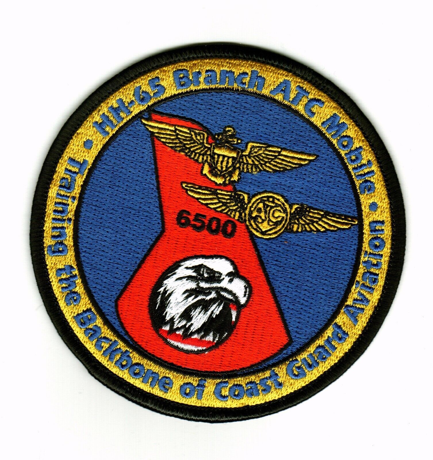 USCG PATCH HH-65 BRANCH ATC MOBILE TRAINING THE BACKBONE OF COAST GUARD ...