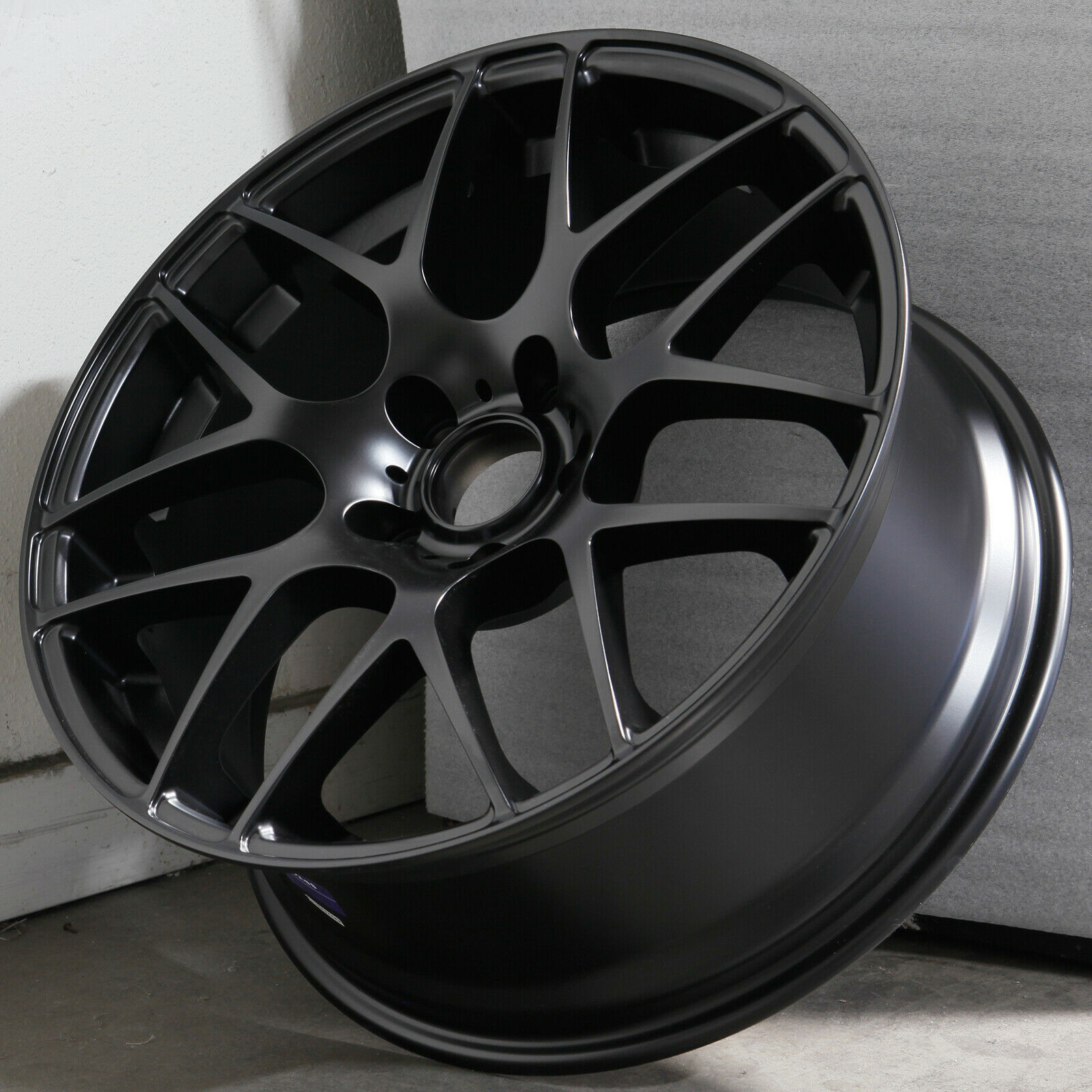 19x8.5/19x9.5 Concave fit P40 5x108 35/40 Black Wheels Rims Set(4) - Wheels