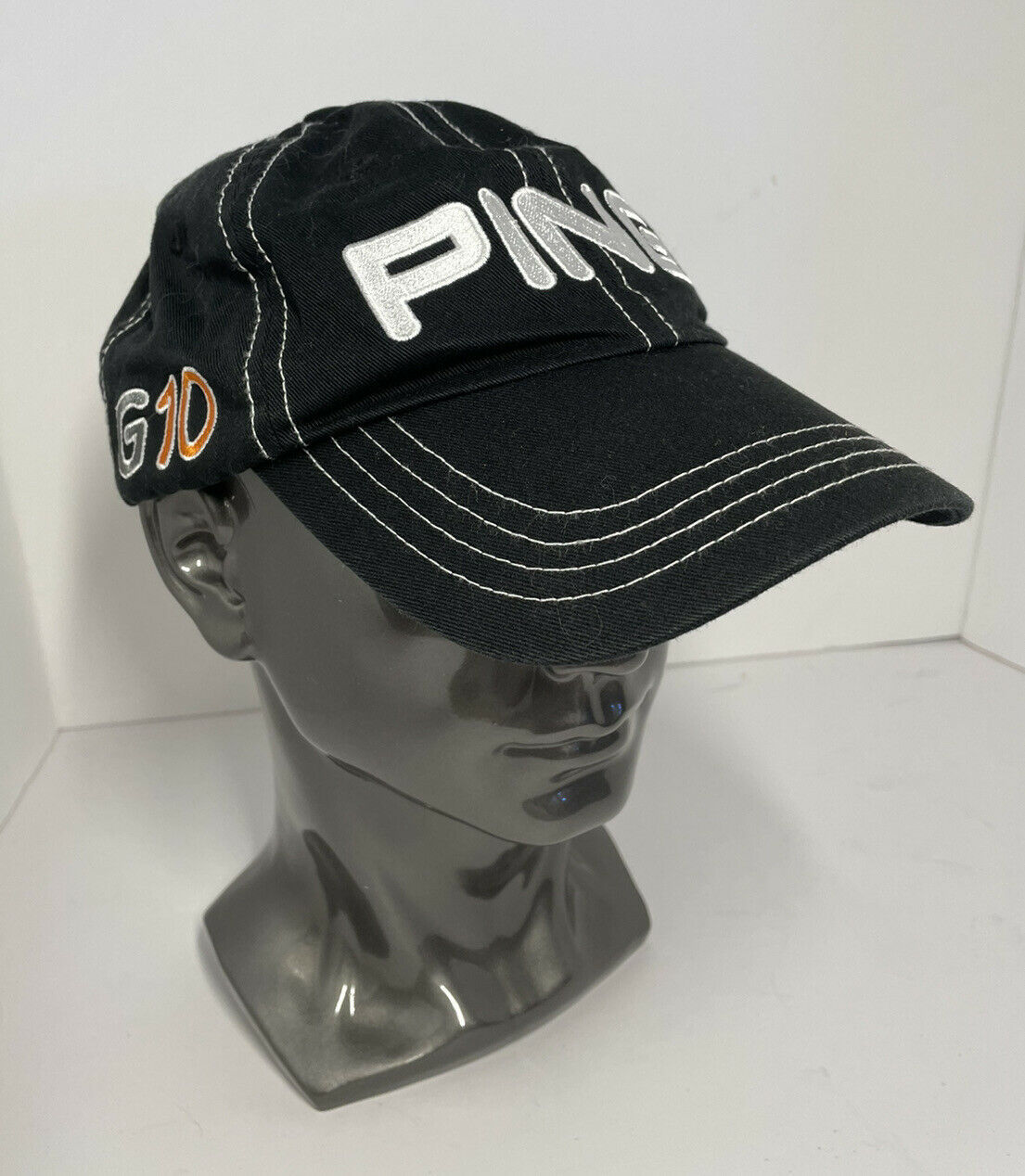 Ping Baseball Cap Black G10 Rapture V2 Adjustable White Piping - Golf ...
