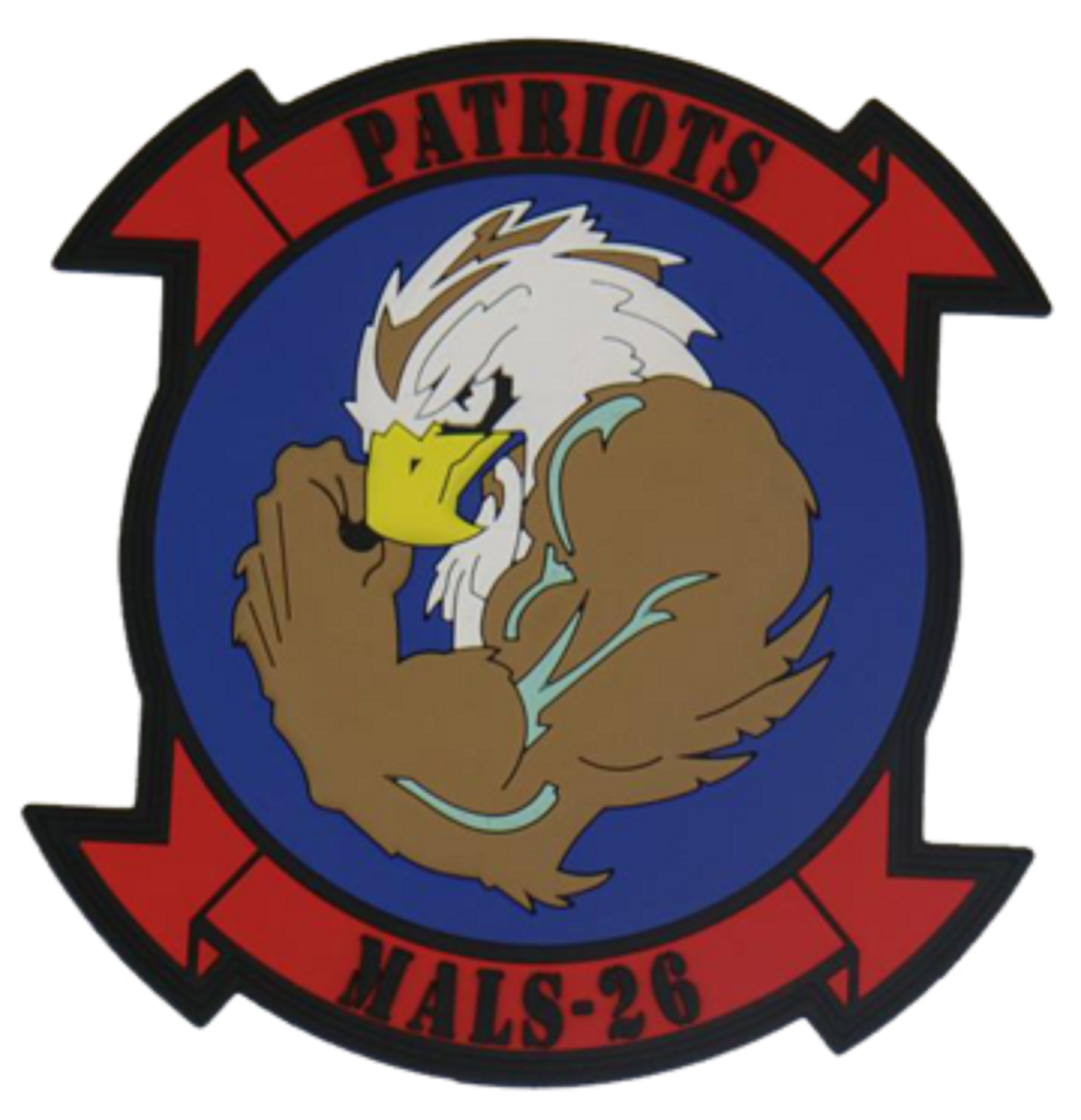 USMC MALS-26 Patriots PVC Patch - Marine Corps
