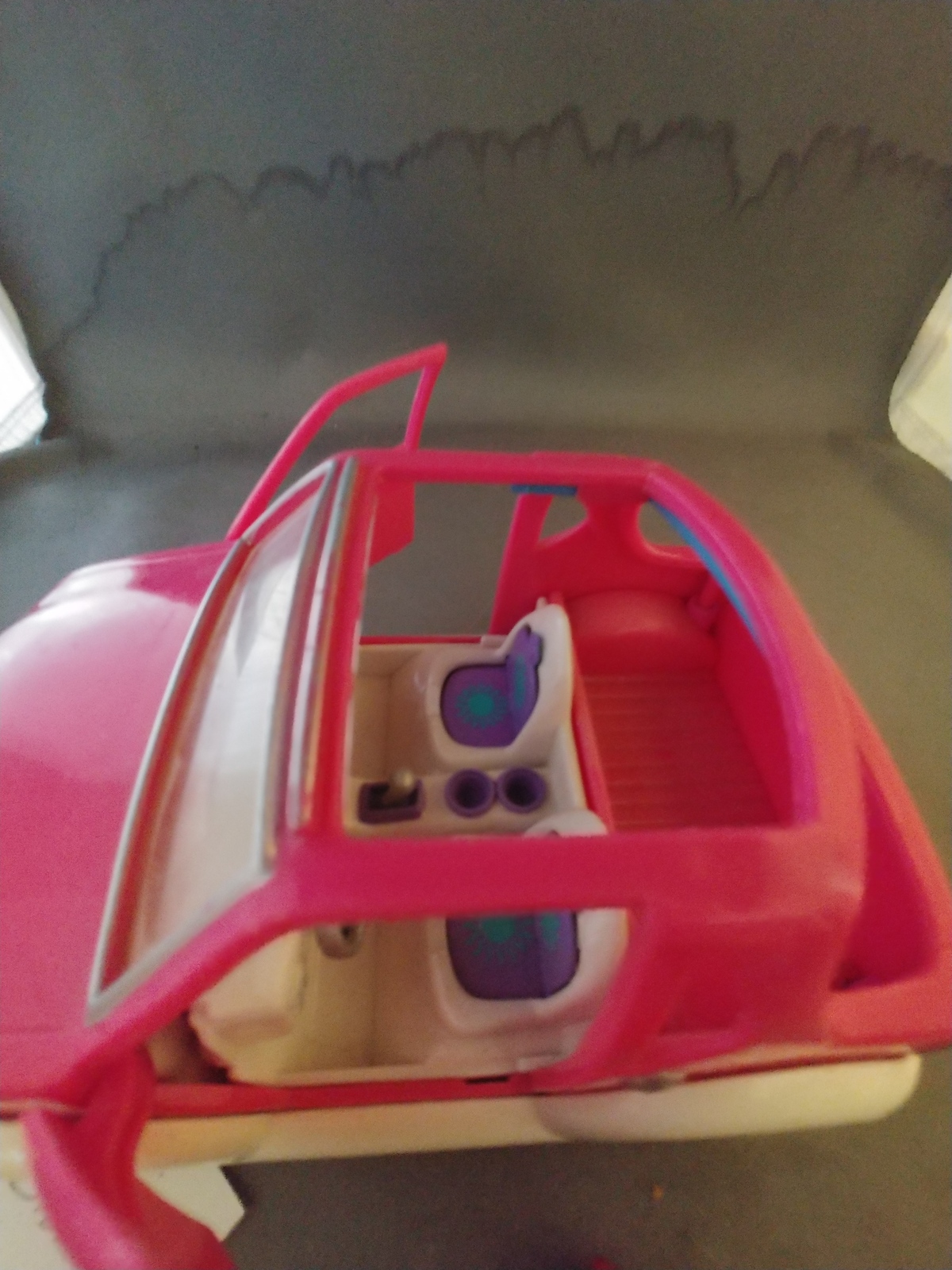 Polly Pocket Dark Pink Car/ S.U.V. 2001 - Dolls, Clothing & Accessories