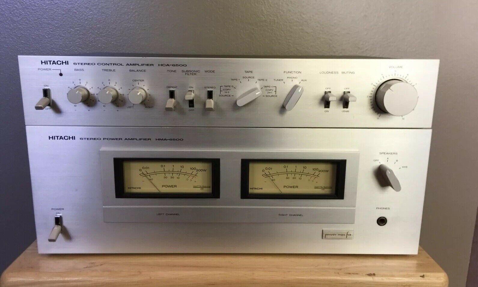 Used Hitachi HMA-6500 Stereo power amplifiers for Sale | HifiShark.com