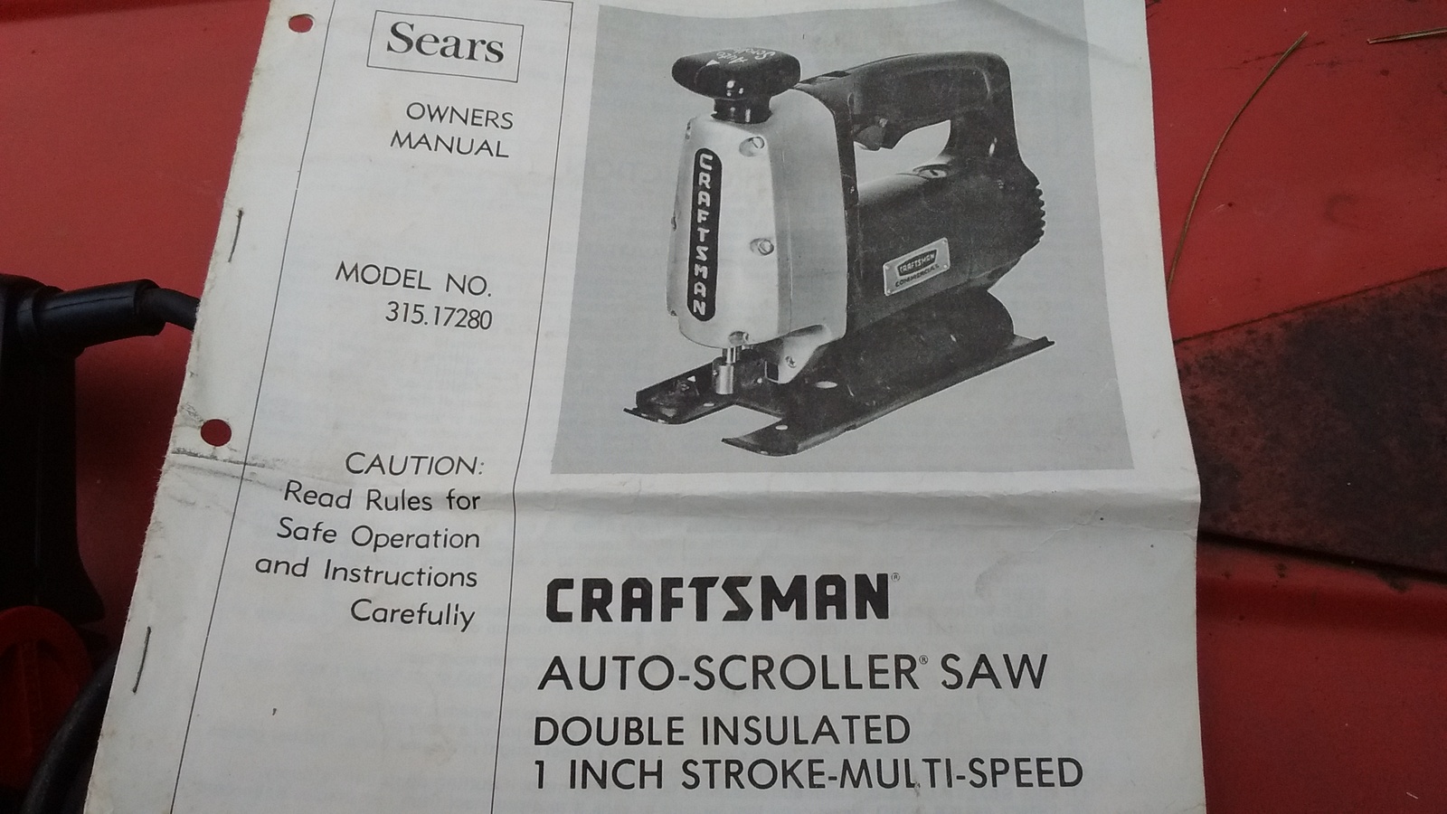 Craftsman Auto-Scroller saw multi - speed. You may find this one a wise ...