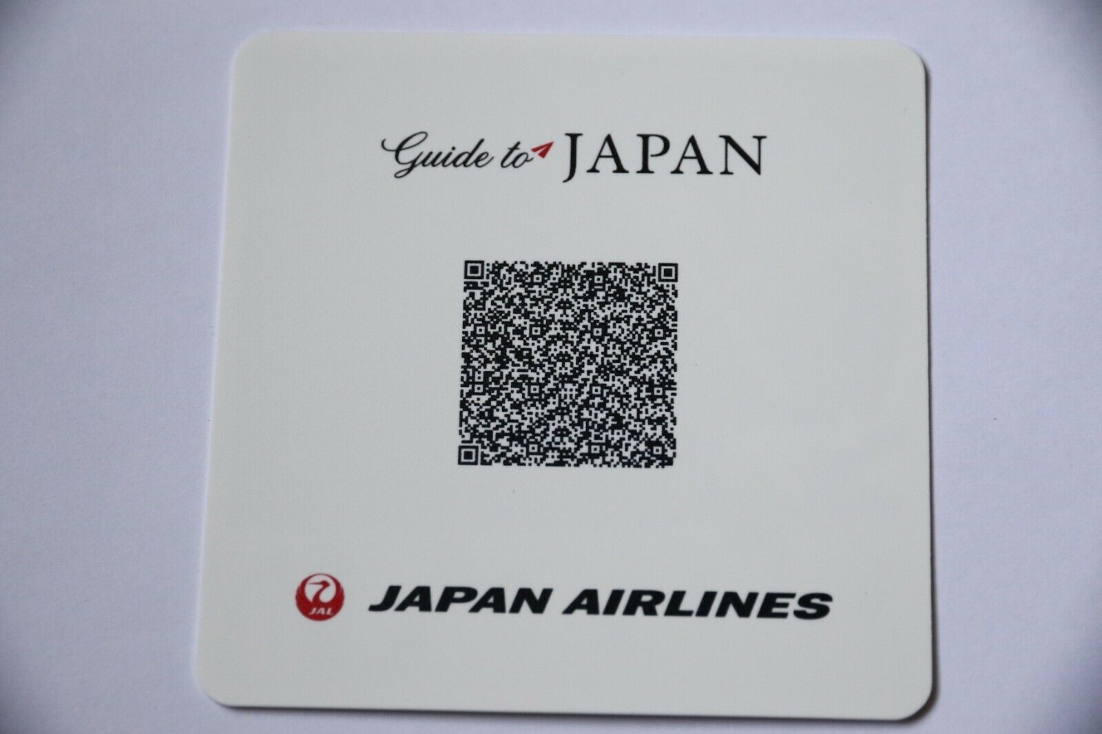 JAL Japan Airlines Airplane QR Code Info and similar items