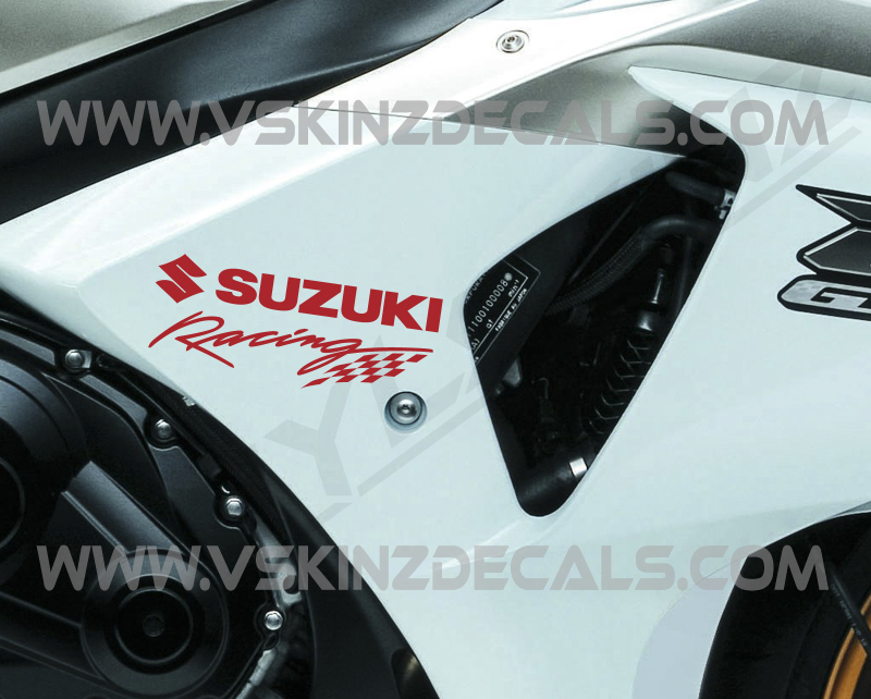 Suzuki Racing Logo Fairing Decals Stickers Premium Quality 5 Colors ...