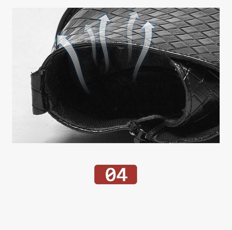 American Indian Work Boots Luxury Male Wedding Shoes - Men's Shoes