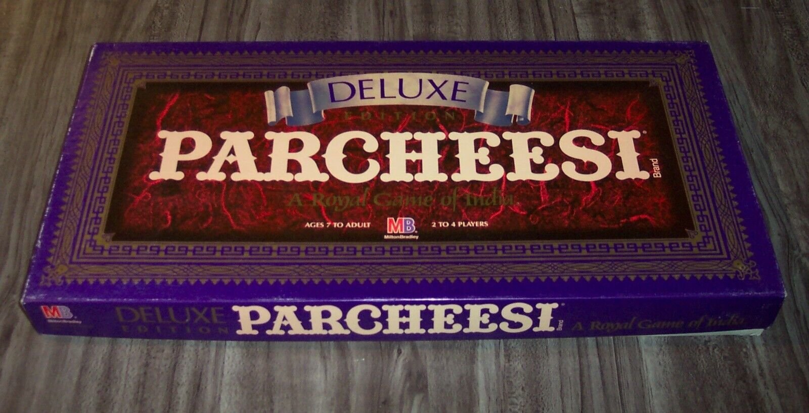 Vintage 1989 Milton Bradley Deluxe Edition PARCHEESI Board Game 1980's ...