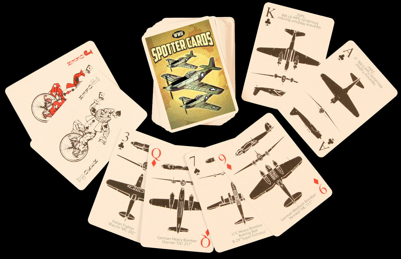 Wanted: Deck of playing cards with photos of most common civilian-only ...