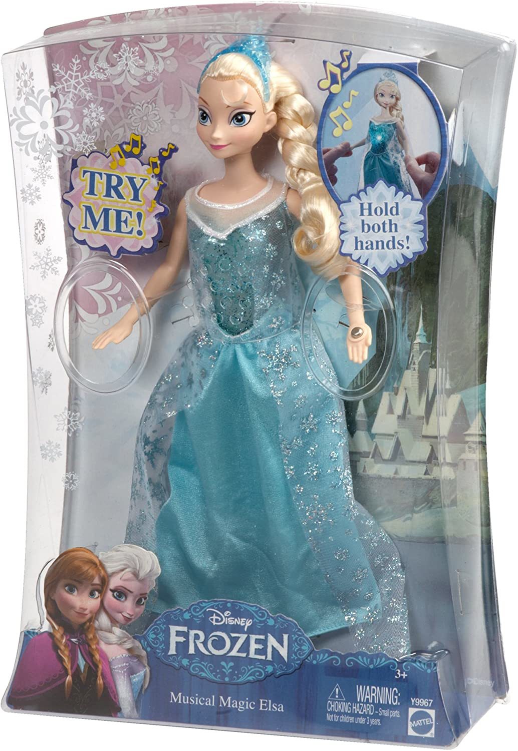 NEW DISNEY FROZEN ELSA MUSICAL MAGIC DOLL 12" SING'S, LIGHT'S UP, GLOWS ...