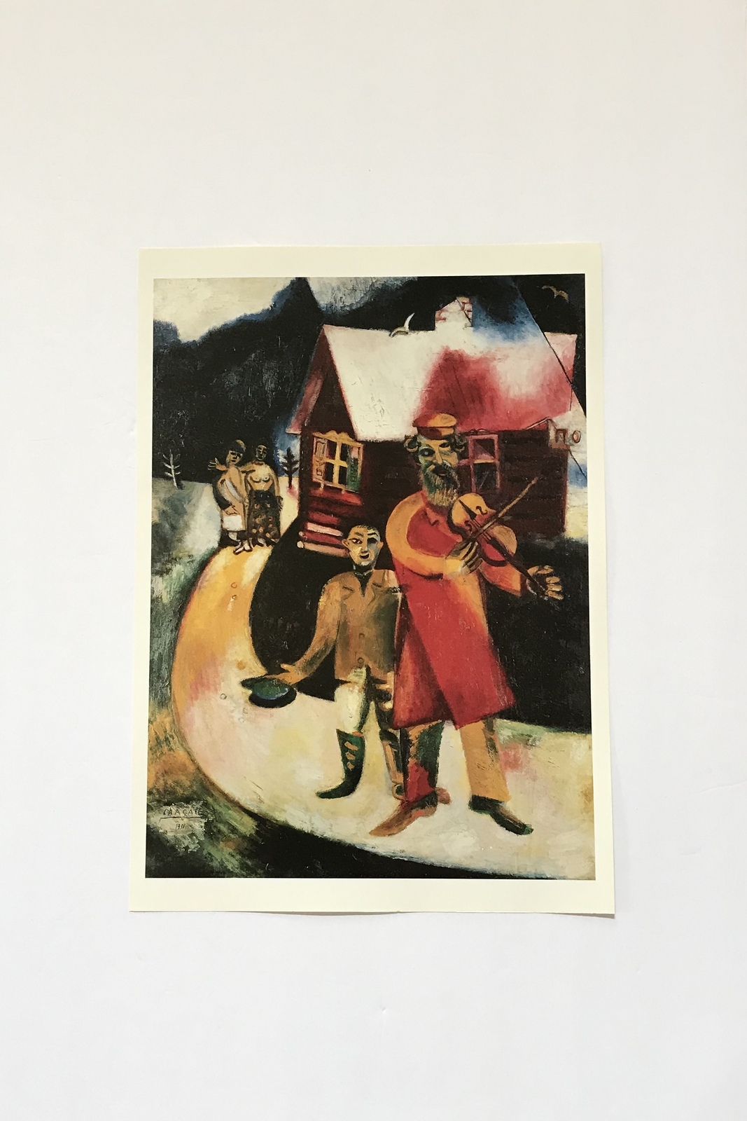 Vintage "The Fiddler Poster" by Marc Chagall - Art Posters