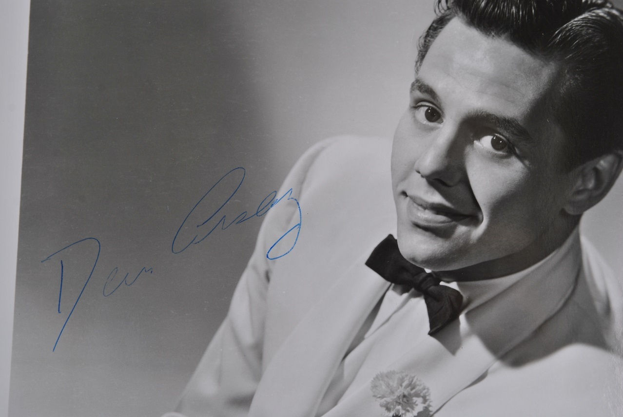 DESI ARNAZ SIGNED PHOTO - I LOVE LUCY - LUCILLE BALL - RKO RADIO ...