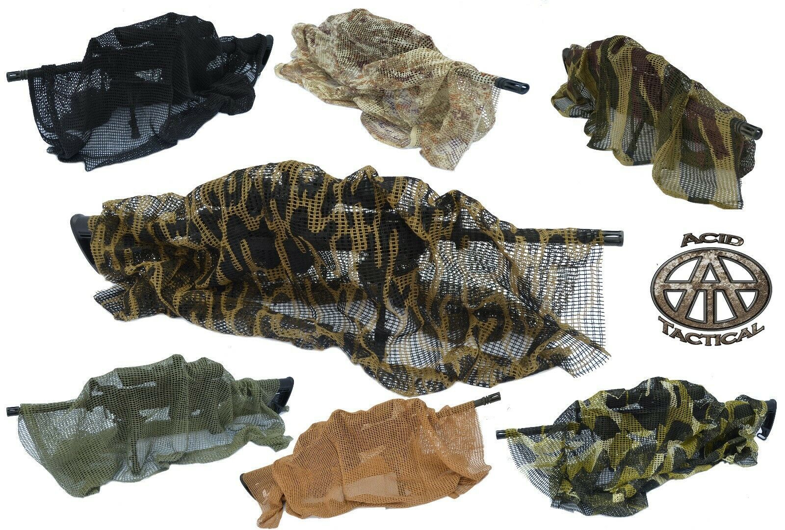 Rifle Sniper Veil Camouflage Netting Mesh Gun Wrap Material - Camo ...